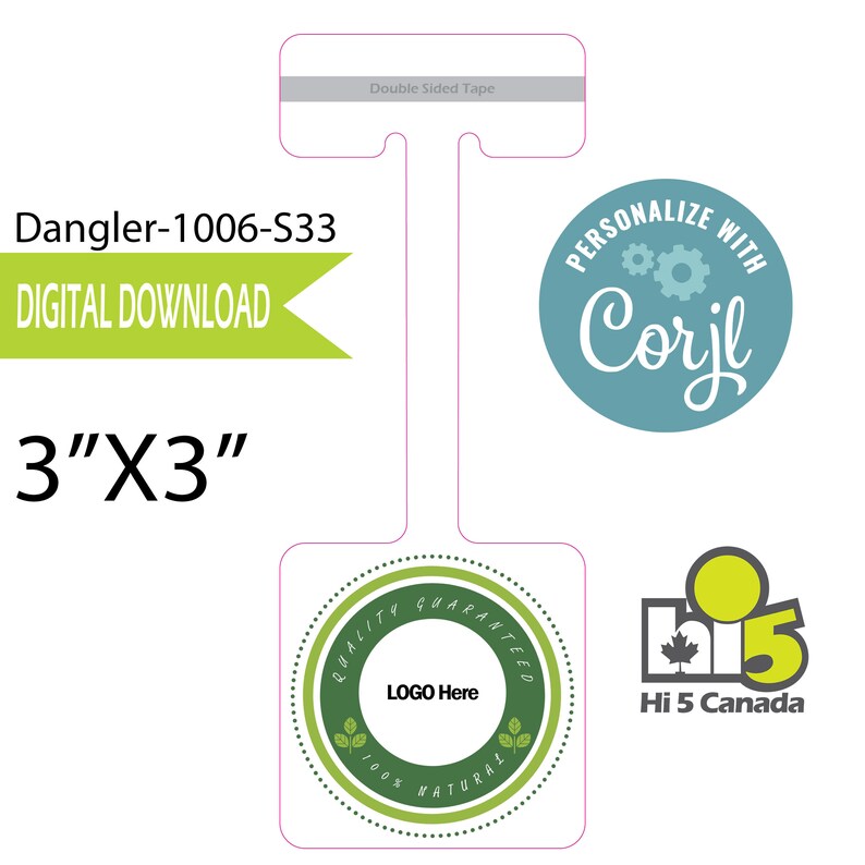 Shelf Dangler / Shelf Wobbler / Shelf Talker Design 3x3 - Etsy