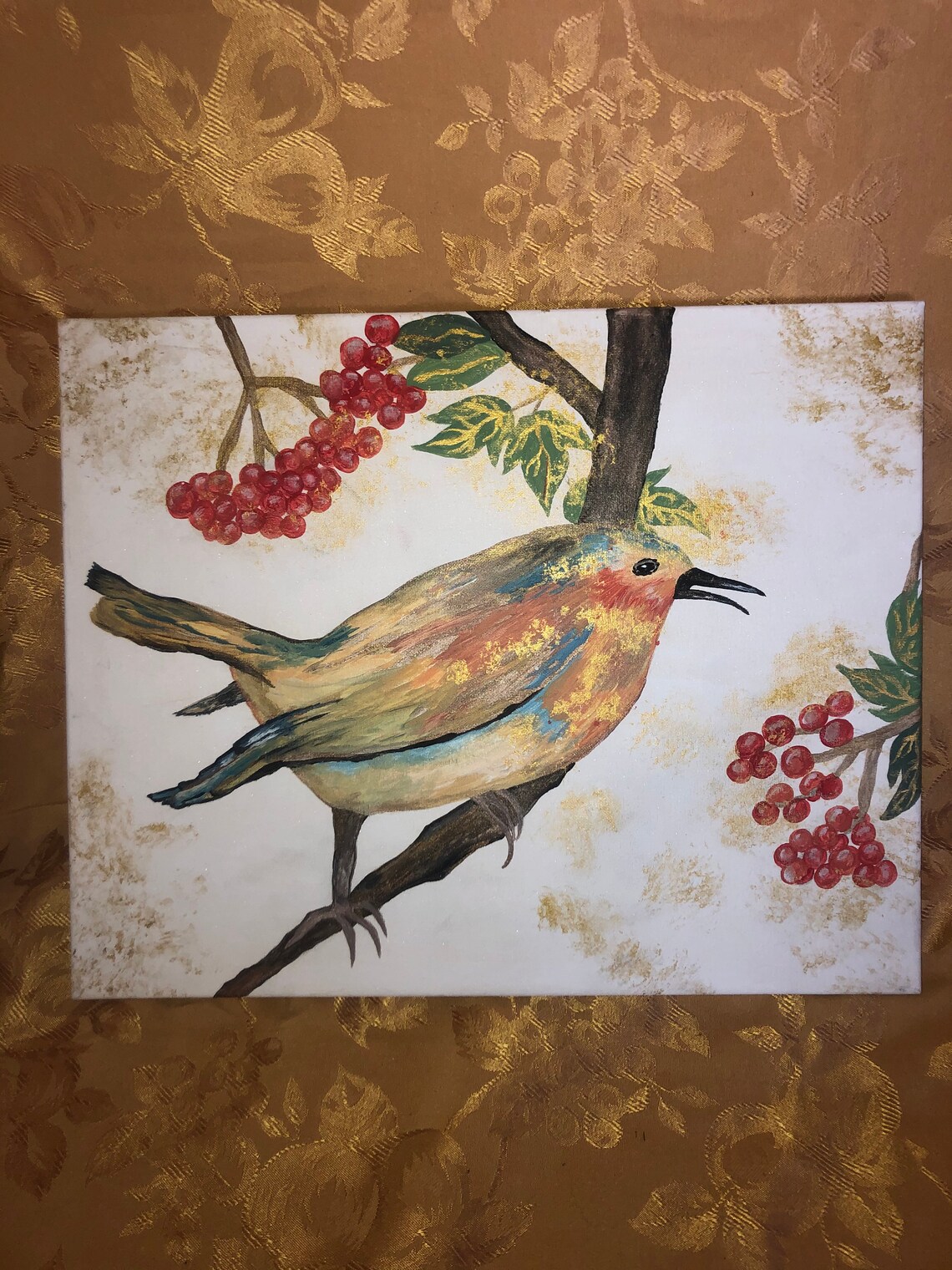 Bird Canvas | Etsy
