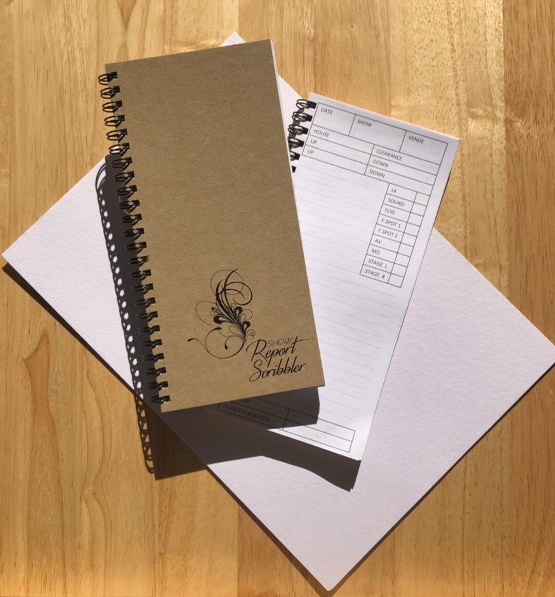 The Show Report Scribbler - Etsy UK