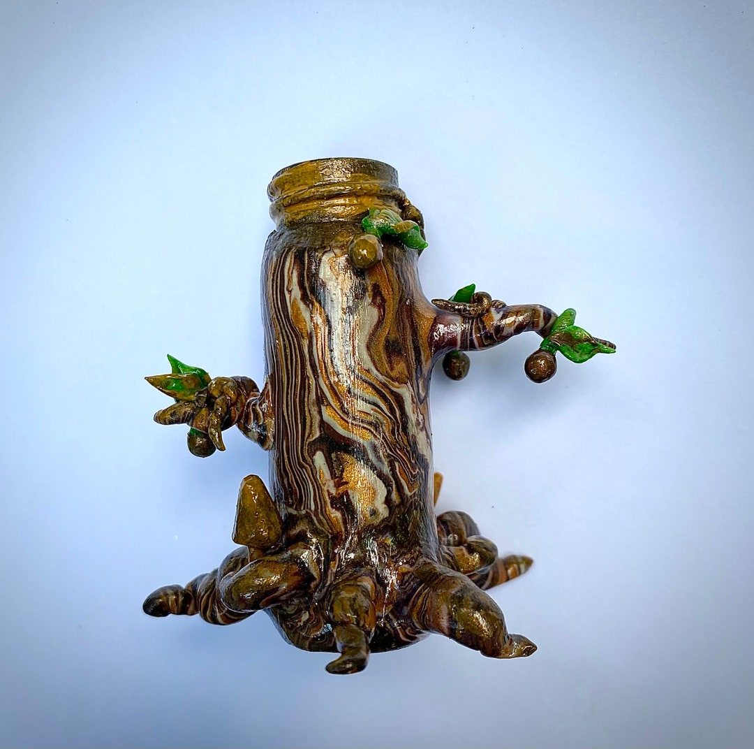 Handmade Vase Golden Fruit Tree Magical Harvest Zeus & Hera - Etsy