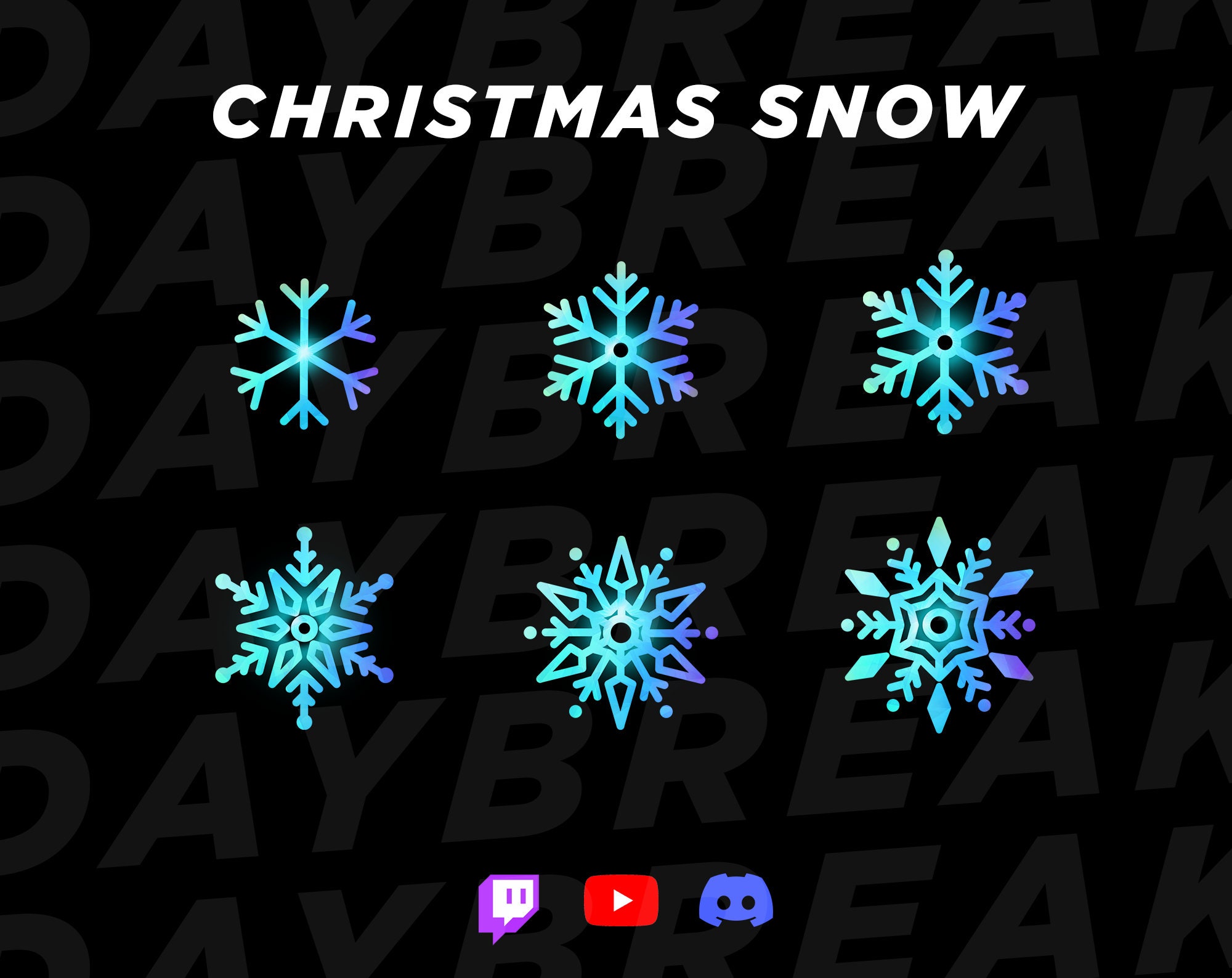 Twitch Sub Badges CHRISTMAS / Bit Badges / Emote / Snow / Streamer ...