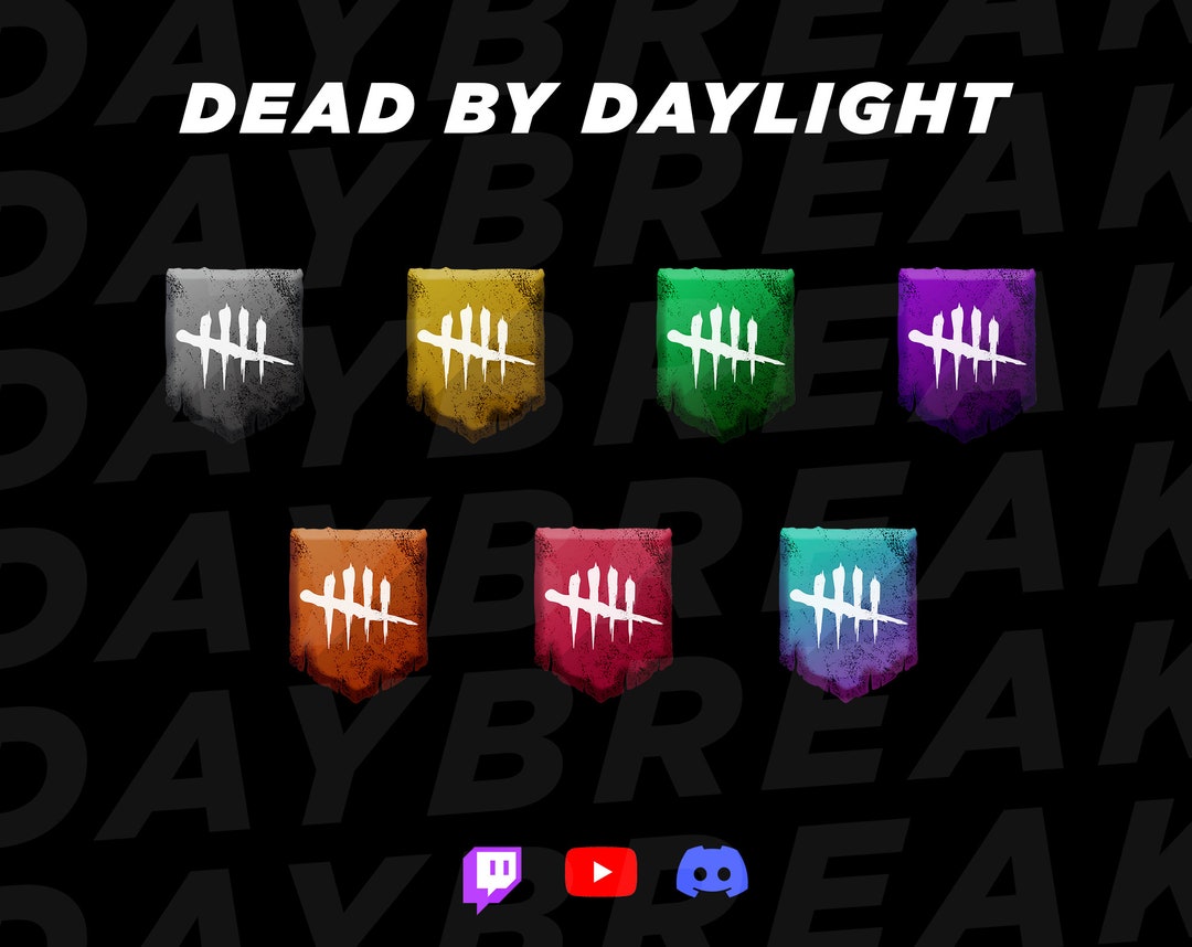 Twitch Sub Badges DBD Dead by Daylight / Bit Badges / Emote - Etsy