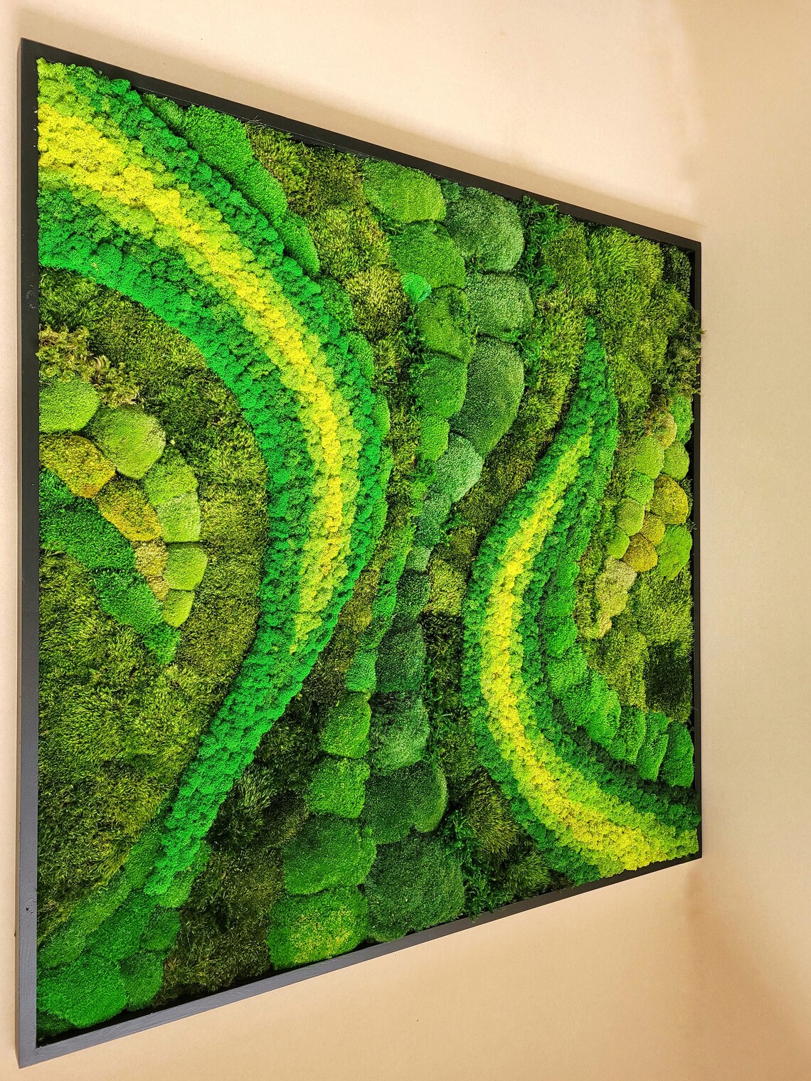 Moss Wall Art. Moss Wall. Greenwall. Moss Frame. Preserved - Etsy