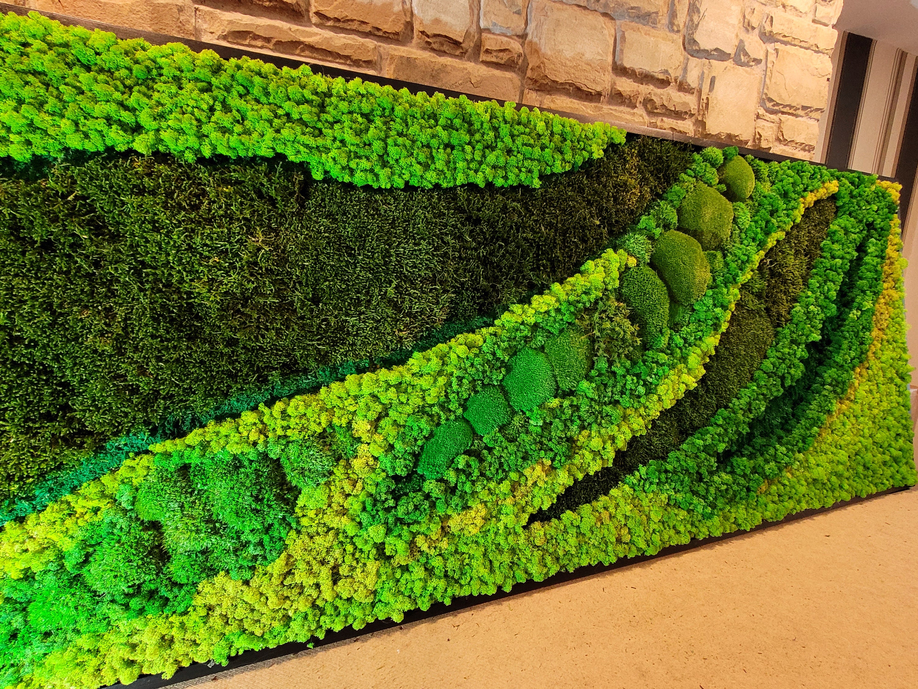 Moss Wall Art. Moss Wall. Greenwall. Moss Frame. Preserved - Etsy