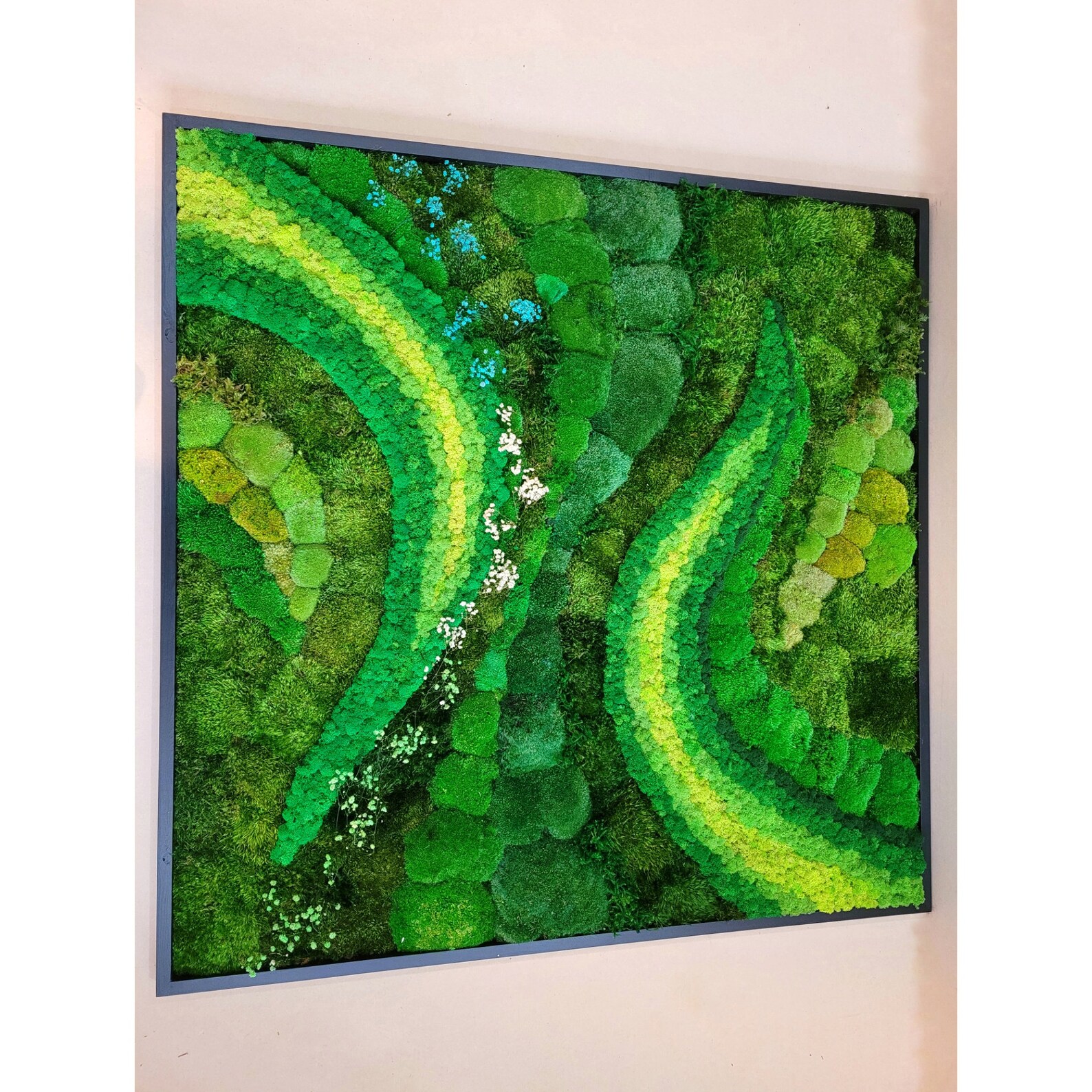 Moss Wall Art. Moss Wall. Greenwall. Moss Frame. Preserved - Etsy