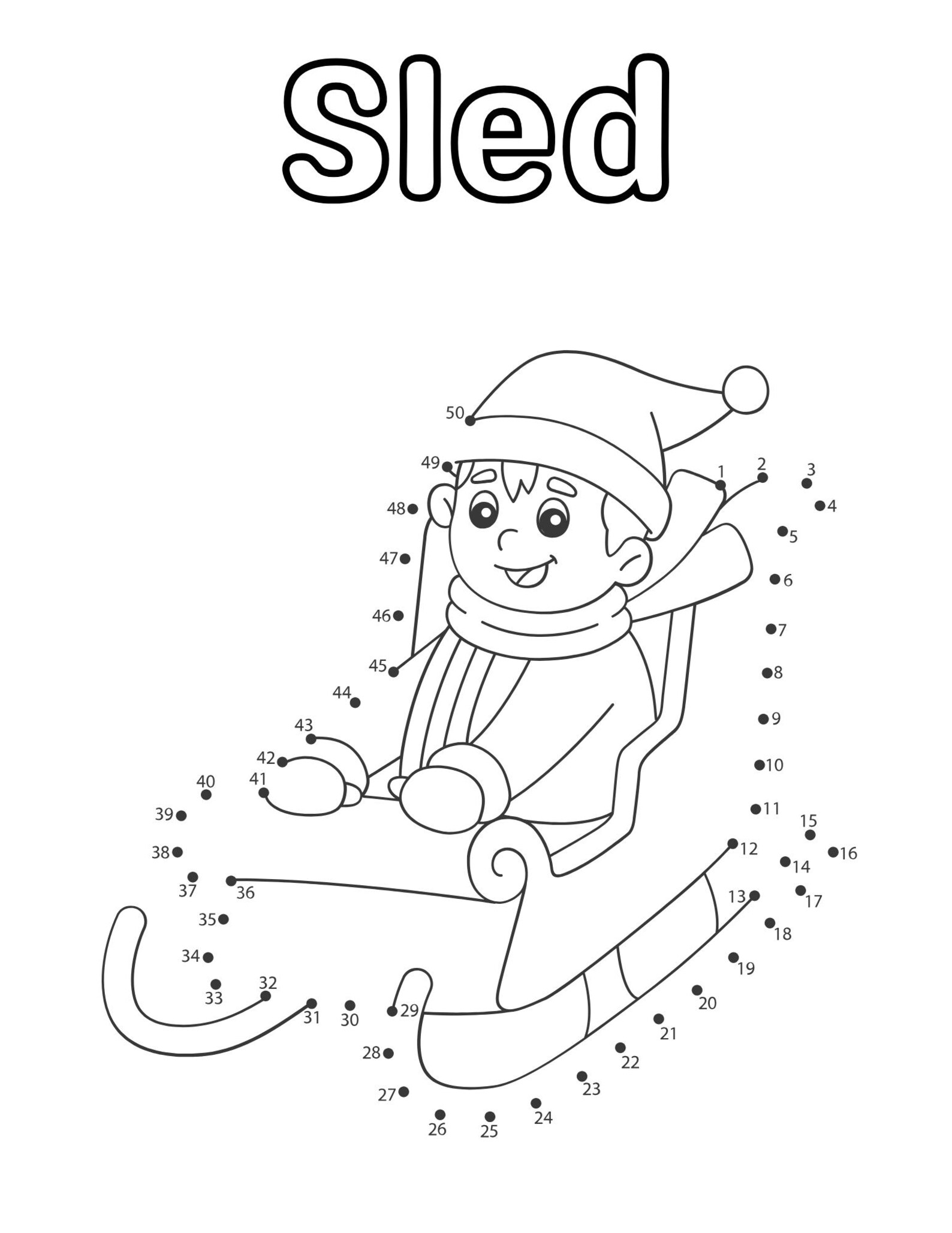 Connect the Dots Coloring Pages(50 Pages) - Etsy