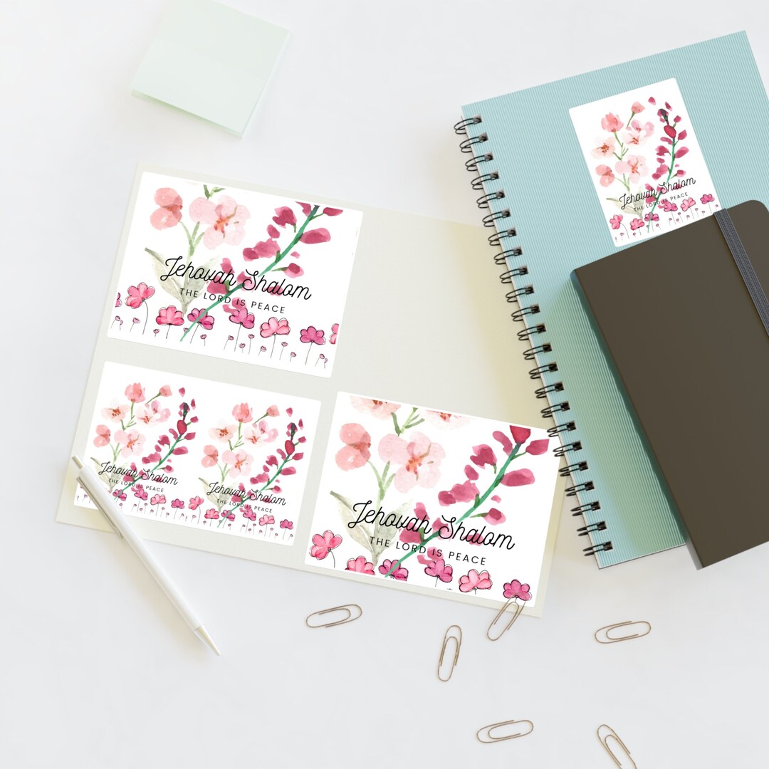 Godly Sticker Sheets, Christian Business Stickers, Godly Girl Gift ...