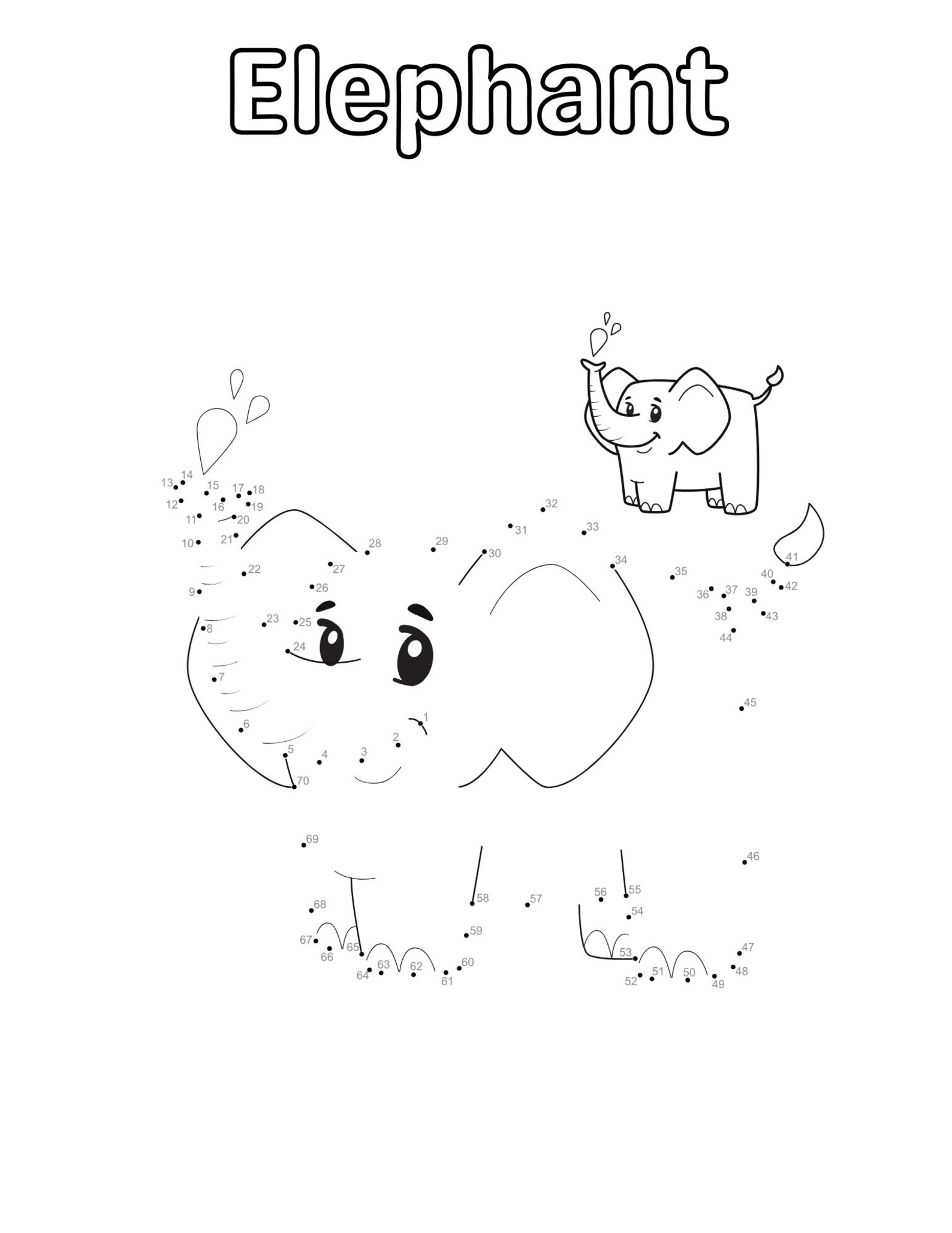 Connect the Dots Coloring Pages(50 Pages) - Etsy