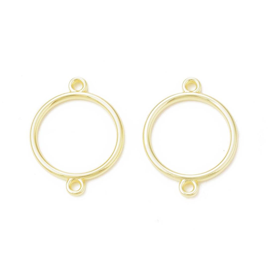 Light Gold Simple Circle Connector | Geometric Connectors | Shape ...