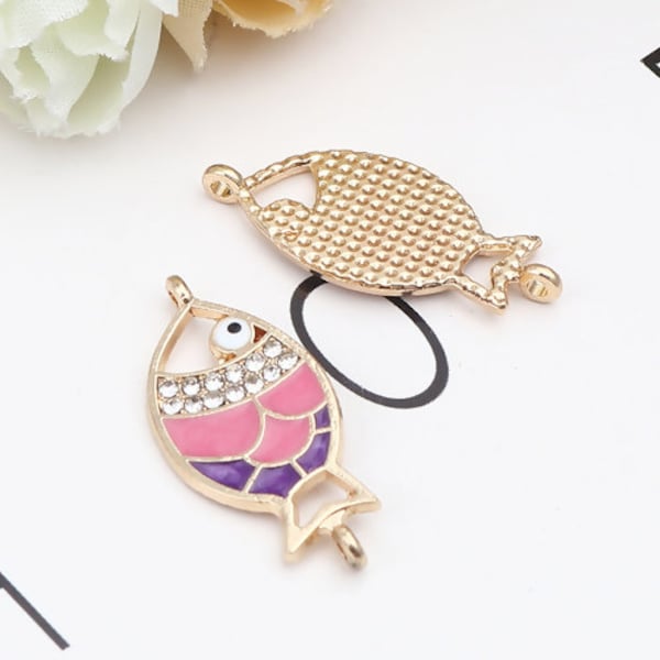 Rhinestone Connector - Etsy