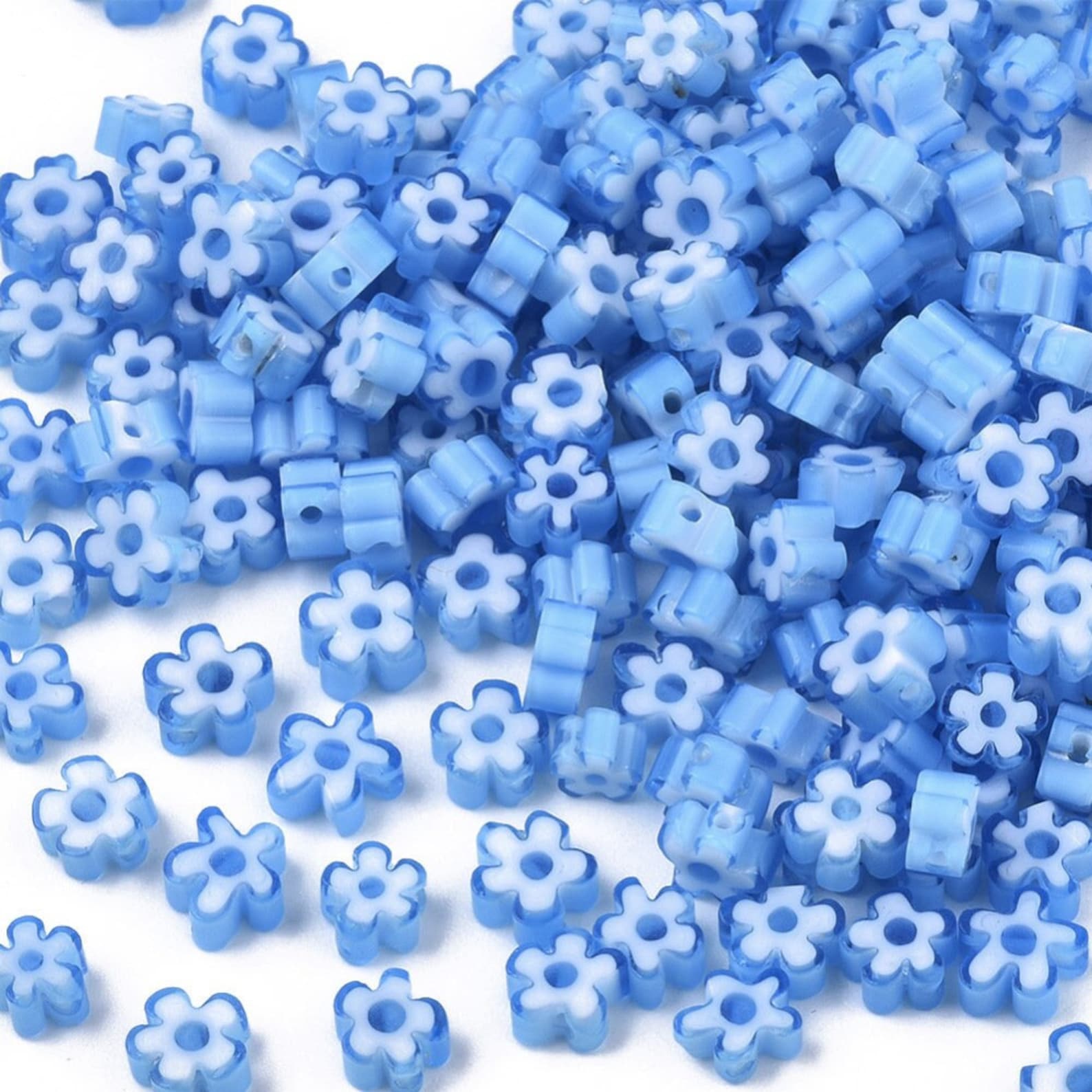 Flower Glass Beads | Spring Beads | Flower Beads | Glass Beads | Bulk ...