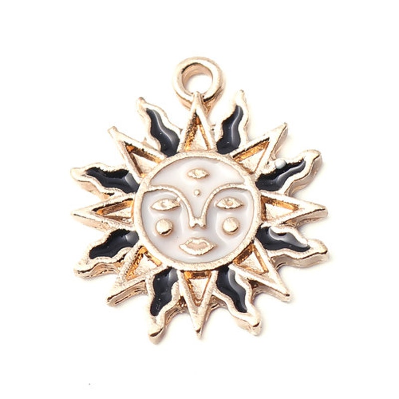 Sun Charm - Etsy
