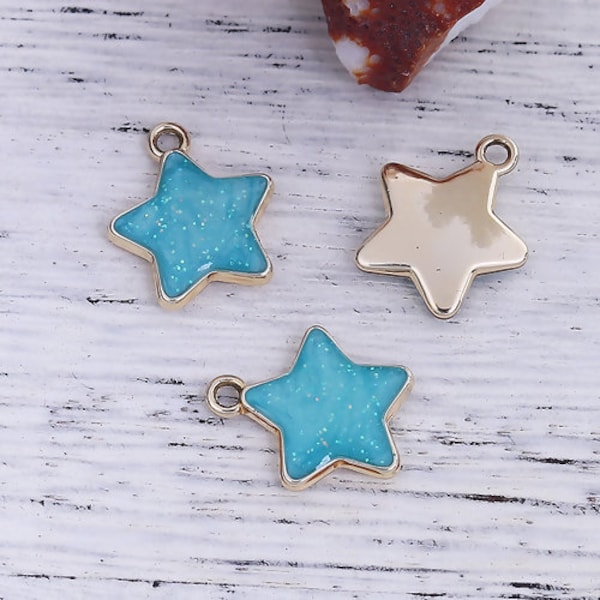 Plastic Star Charms - Etsy