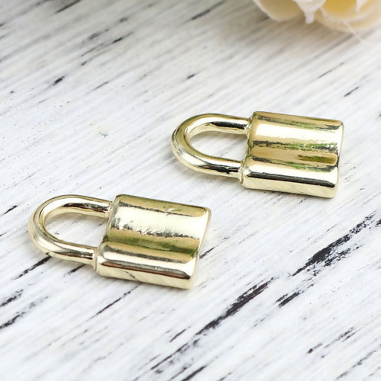 Lock Charm Trendy Charms Silver Charms Gold Charms - Etsy Hong Kong