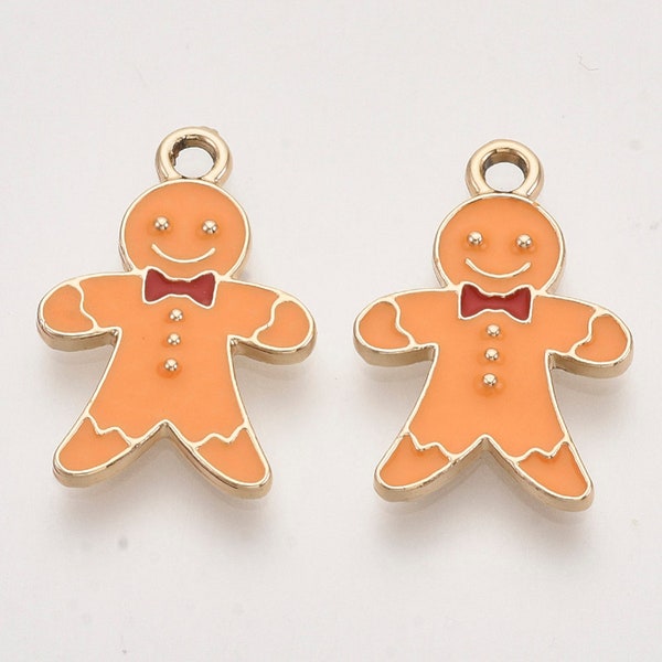 Gingerbread Charms - Etsy