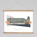 Warwick Castle Print // Warwick Landmarks // Warwick Castle Elevation ...