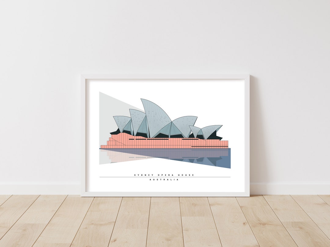 Sydney Opera House Print // Sydney Print // Australia Print - Etsy