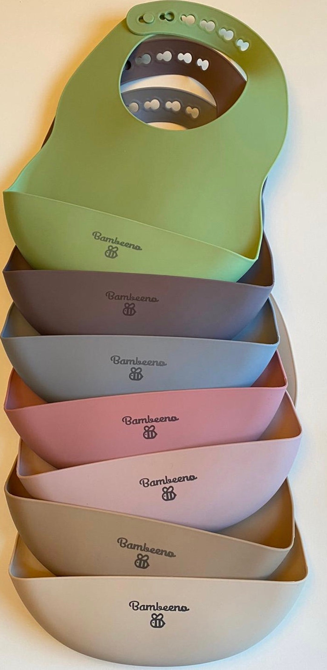 Silicone Catch-all Bib multi Colours - Etsy