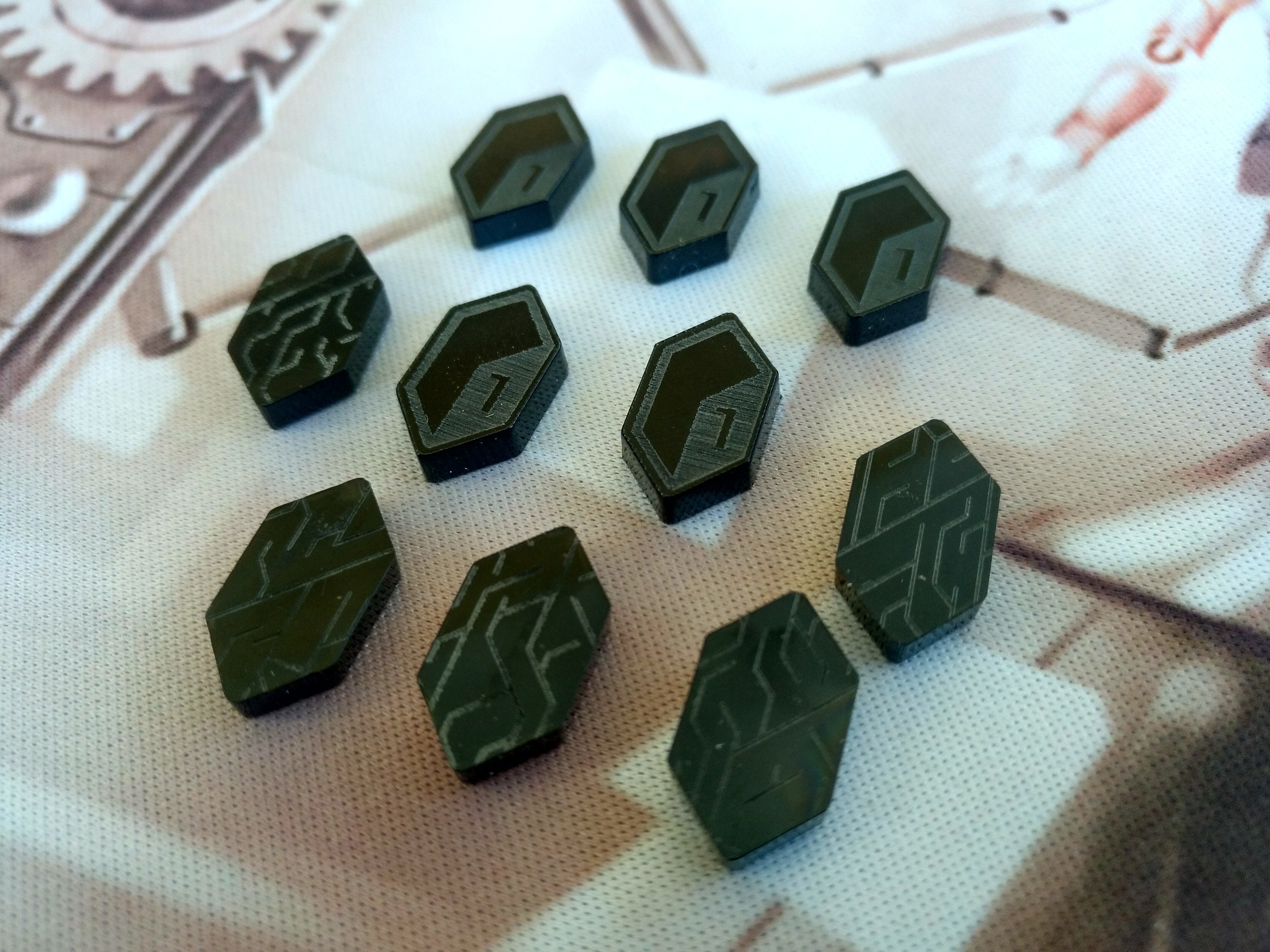 Set of 10 Tokens of 1 Credit different Colors - Etsy