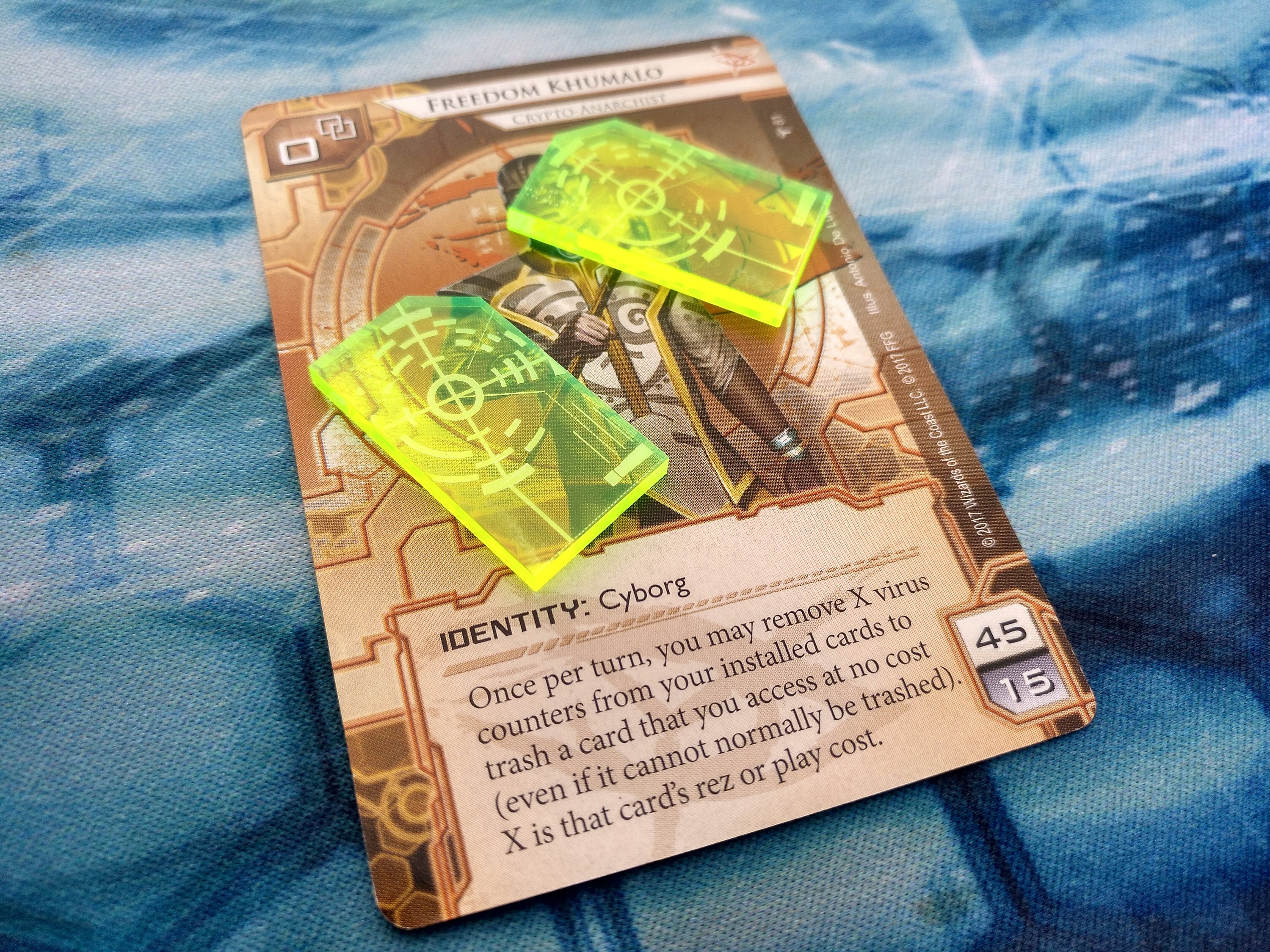 Set mit 5 Cyberpunk-Fluor-Acryl-Tokens verschiedene Farben - Etsy.de