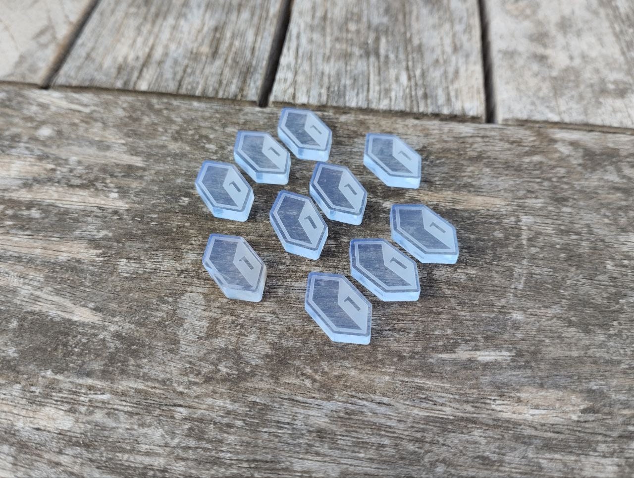 Set of 10 Tokens of 1 Credit different Colors - Etsy