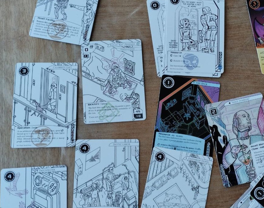 Netrunner David Lineal Alt Arts - Etsy