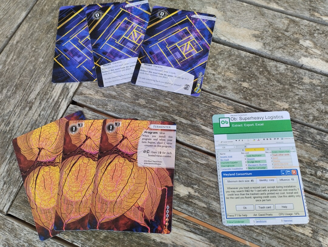 Netrunner Alt Arts David 2023-24 - Etsy