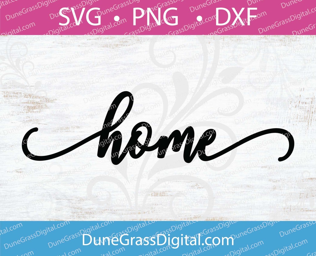 Home Placecard SVG Digital Download Cut Files for Glowforge, Cricut ...