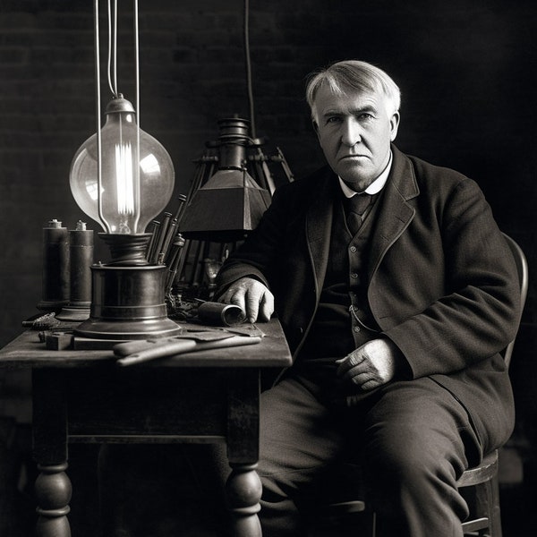 Thomas Edison - Etsy