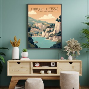France, Calanques De Cassis 3 | Poster | Wall Art | Home Decor | - Etsy UK