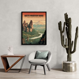 Alemania, cordillera de Bastei / Póster / Arte mural / Decoración del ...