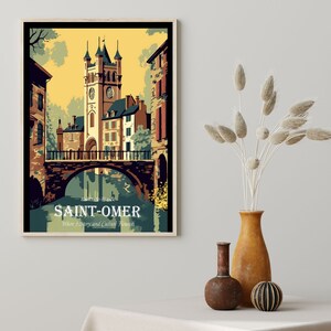 France, Saint Omer Poster Wall Art Home Decor - Etsy