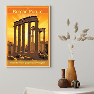 Italy, Roman Forum | Poster | Wall Art | Home Decor | - Etsy