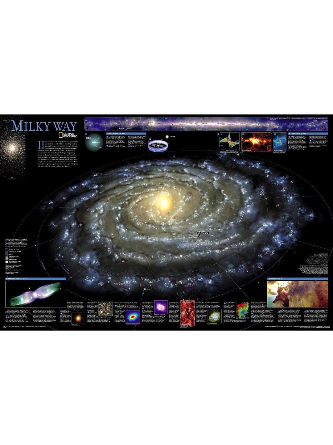Milky Way Galaxy Map | Poster | Wall Art | Home Decor | - Etsy