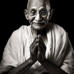 Mahatma Gandhi's | Poster | Wall Art | Home Decor | - Etsy