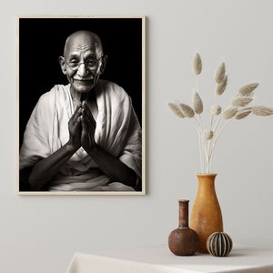 Mahatma Gandhi's | Poster | Wall Art | Home Decor | - Etsy