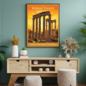 Italy, Roman Forum | Poster | Wall Art | Home Decor | - Etsy