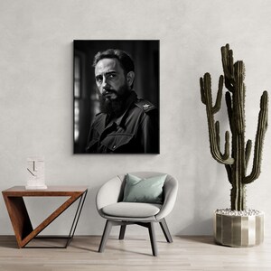 Fidel Castro Poster Wall Art Home Decor - Etsy