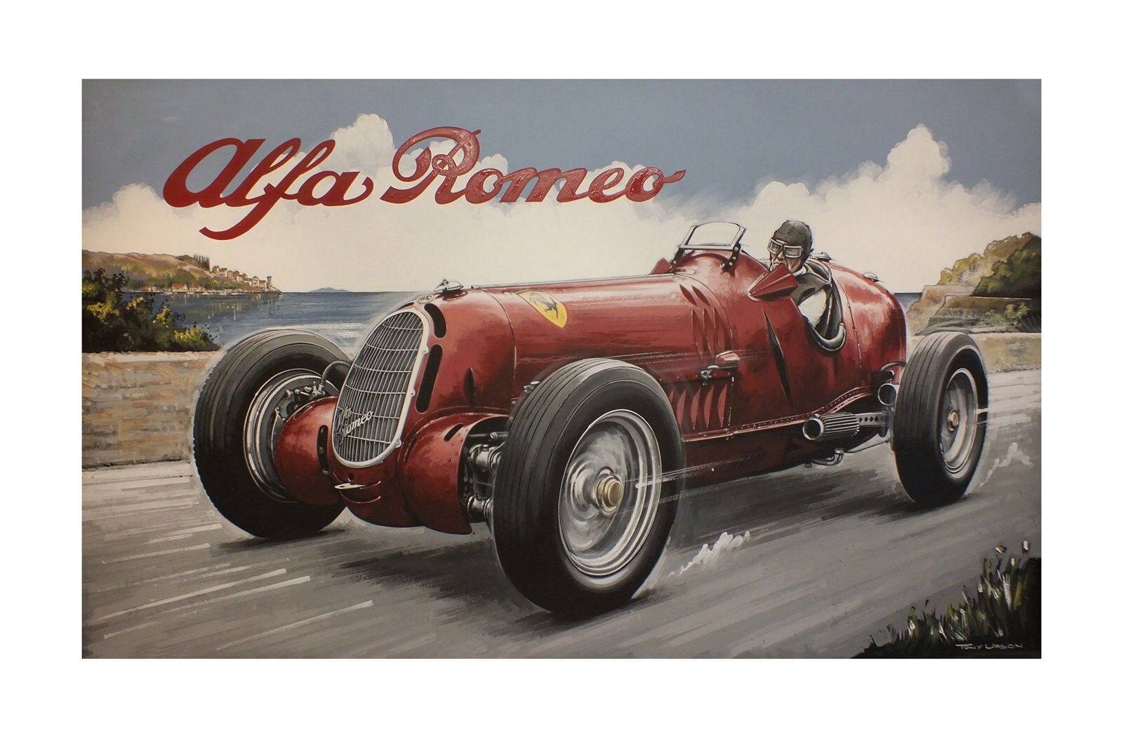 Alfa Romeo Racing Poster | Etsy