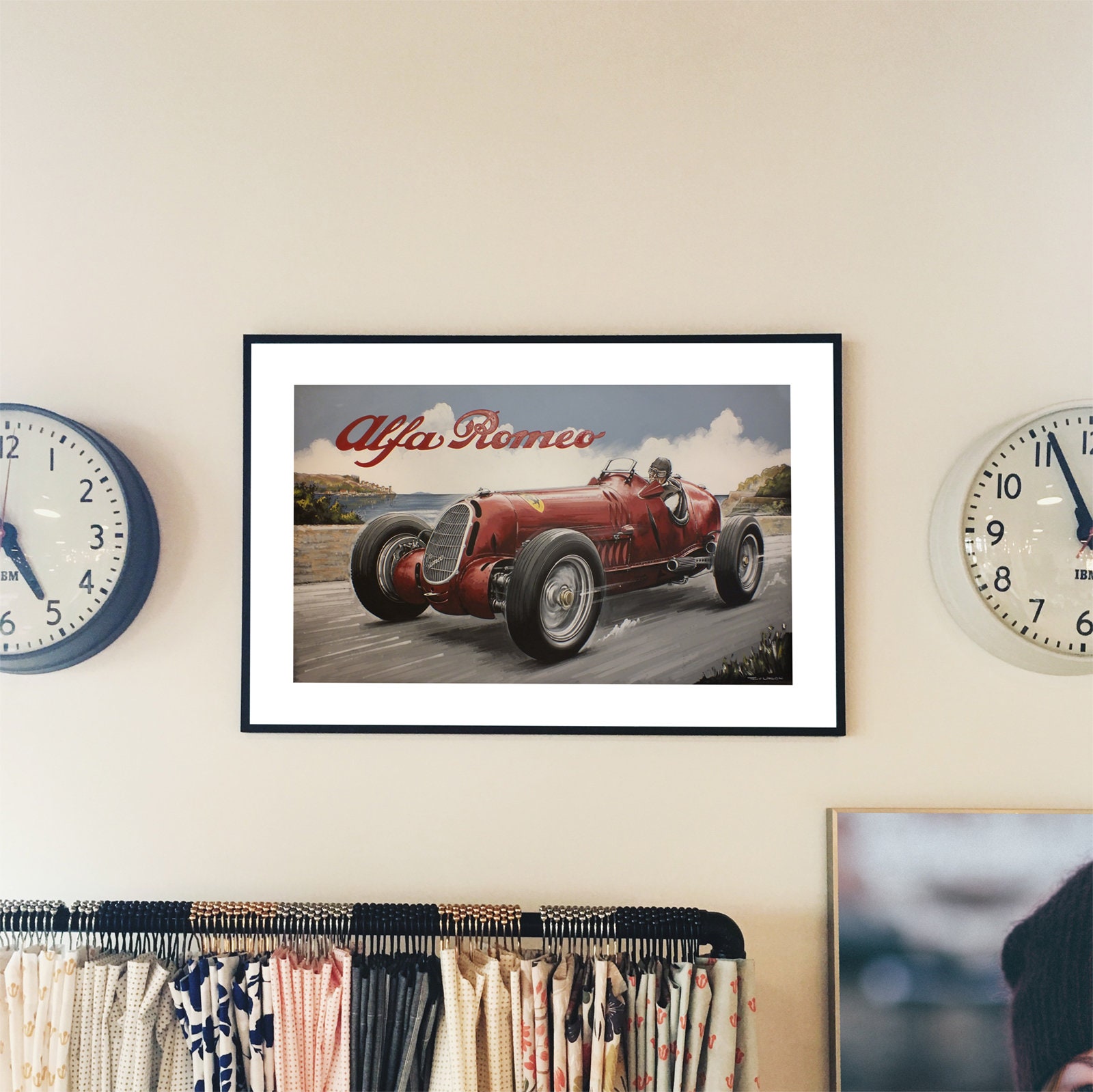 Alfa Romeo Racing Poster | Etsy