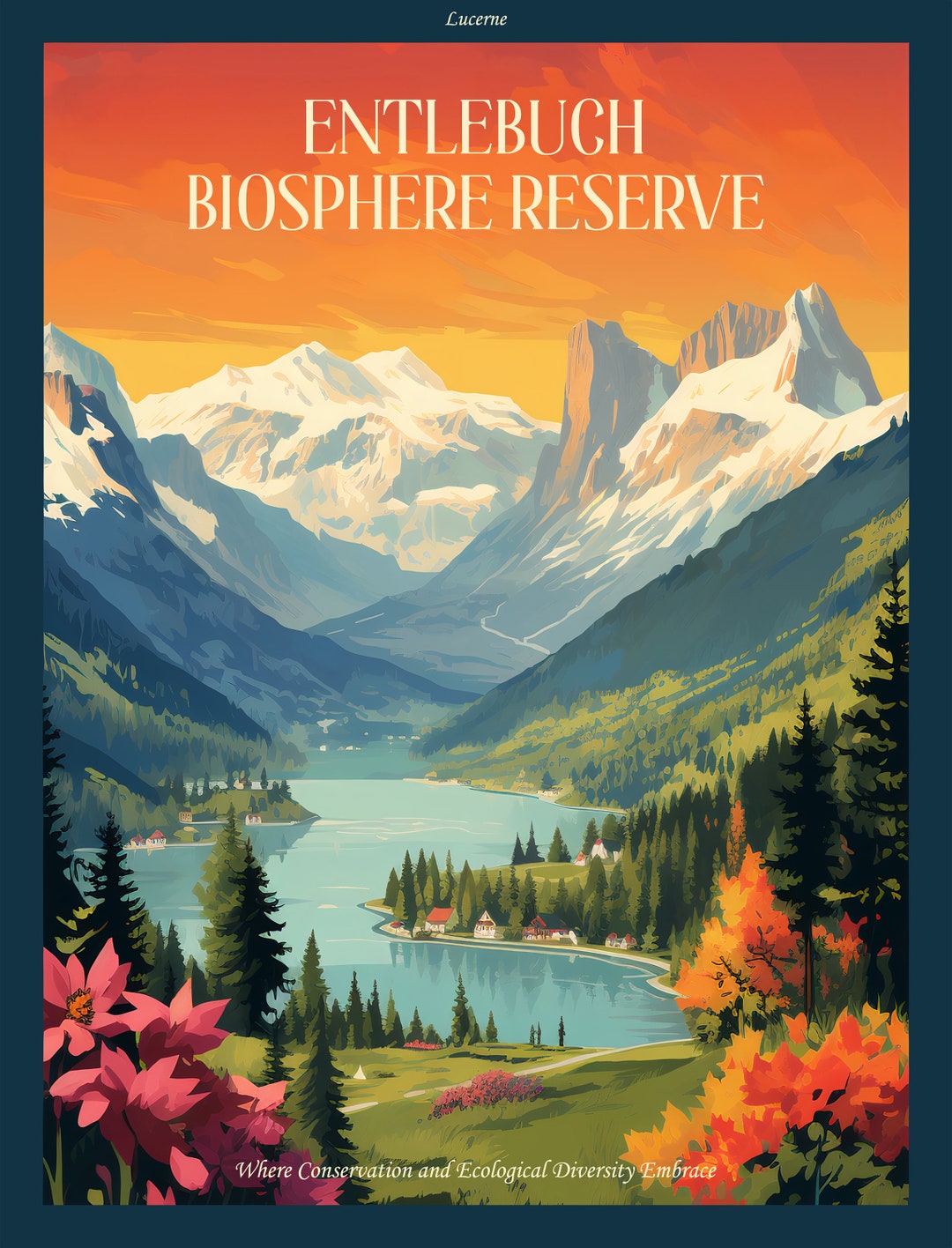 Switzerland, Entlebuch Biosphere Reserve | Poster | Wall Art | Home ...