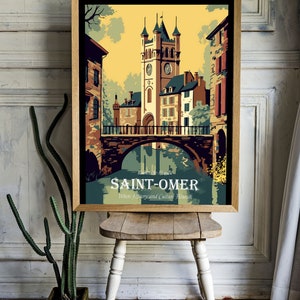 France, Saint Omer Poster Wall Art Home Decor - Etsy