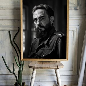 Fidel Castro Poster Wall Art Home Decor - Etsy