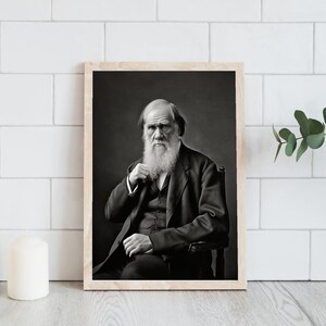Charles Darwin Poster Wall Art Home Decor - Etsy