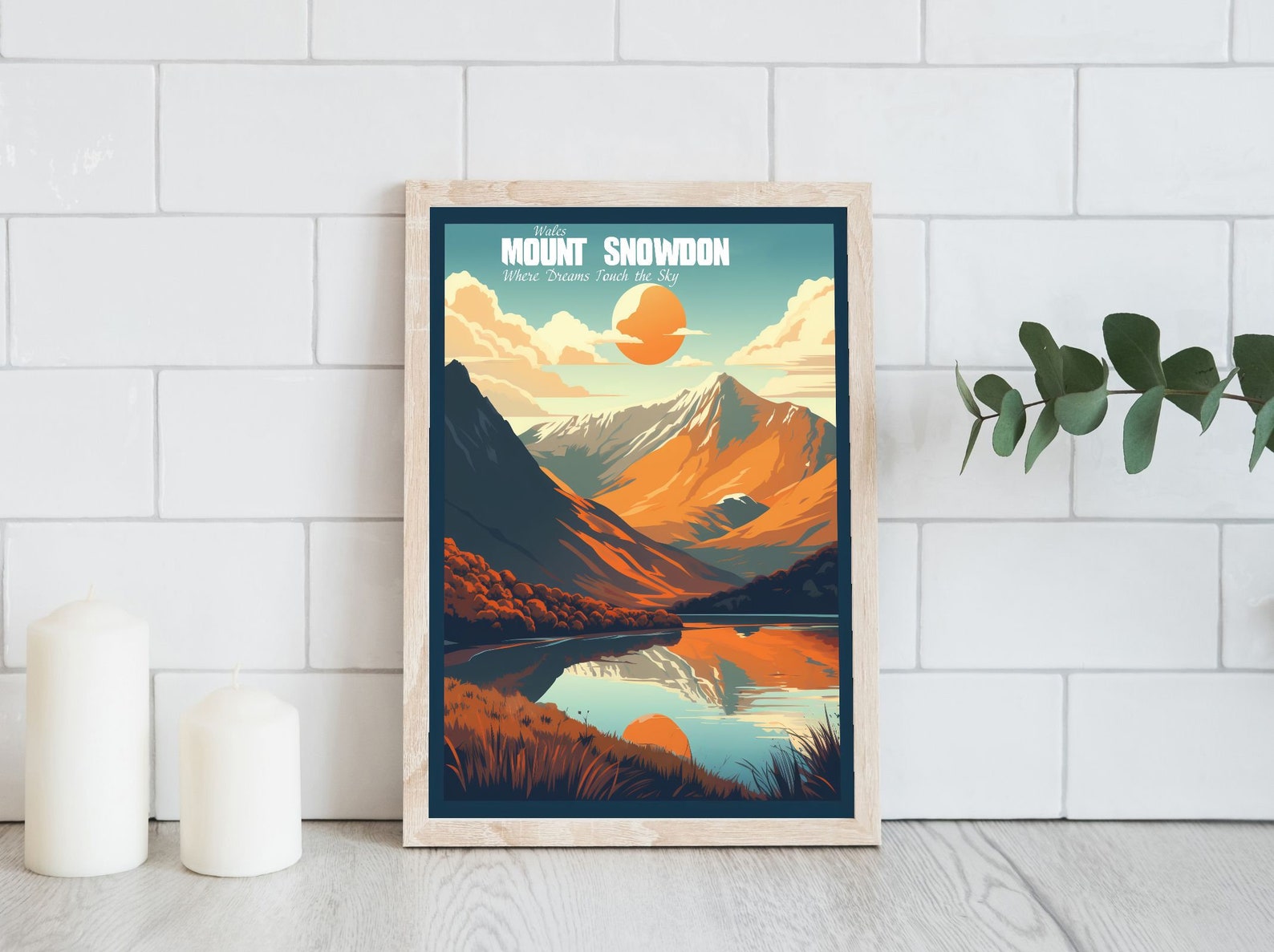 Great Britain, Mount Snowdon | Poster | Wall Art | Home Decor | - Etsy