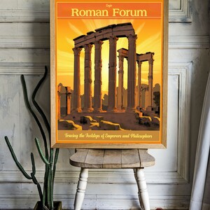 Italy, Roman Forum | Poster | Wall Art | Home Decor | - Etsy