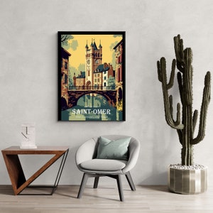 France, Saint Omer Poster Wall Art Home Decor - Etsy