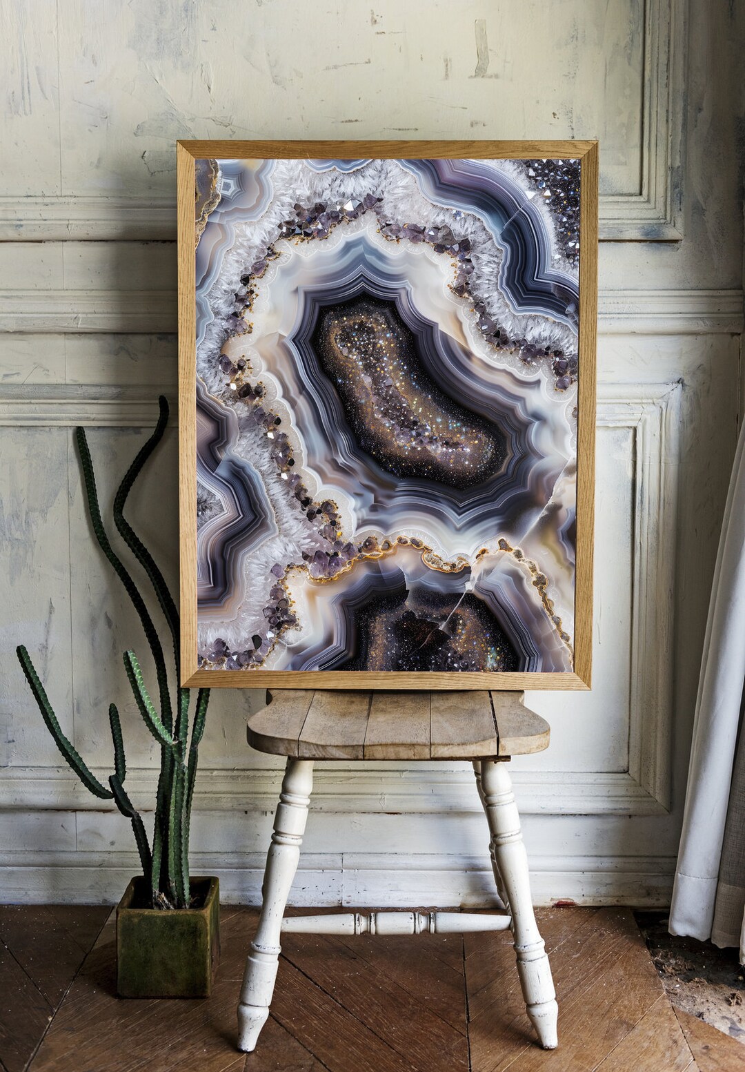 Agate Layer Textures Poster - Etsy