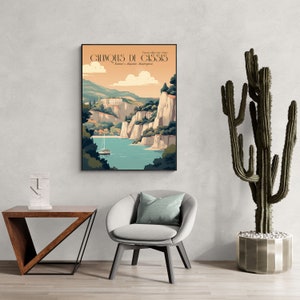 France, Calanques De Cassis 3 | Poster | Wall Art | Home Decor | - Etsy UK