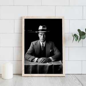 Gary Cooper at the Table Poster Wall Art Home Decor - Etsy
